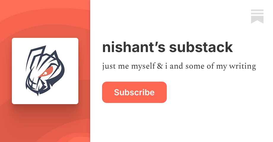 nishant’s substack | Substack