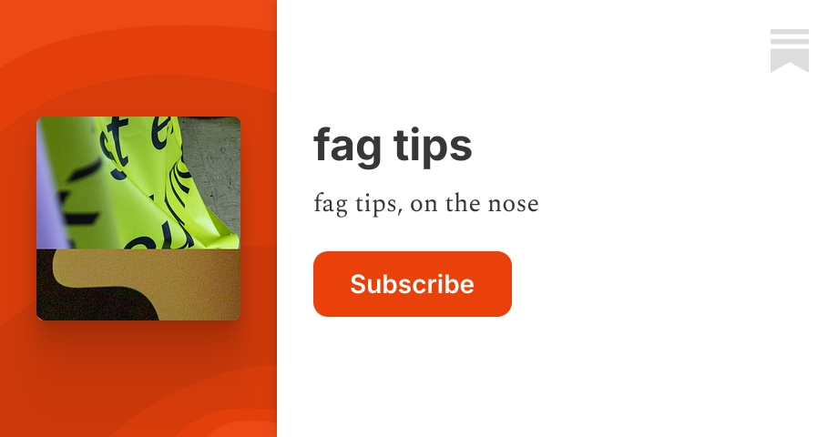 fag tips | fagtips | Substack