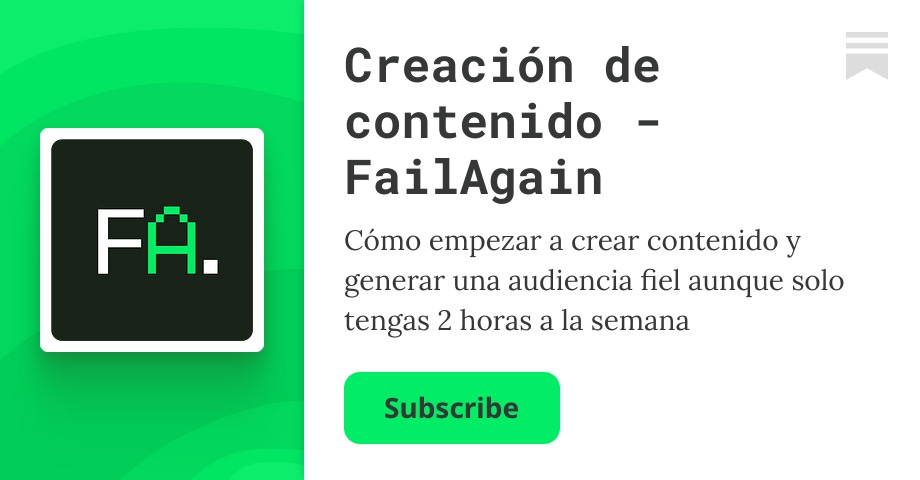 Fail Again | Guillermo Gascón | Substack