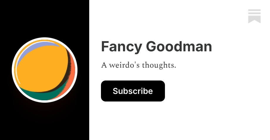 Fancy Goodman | Substack