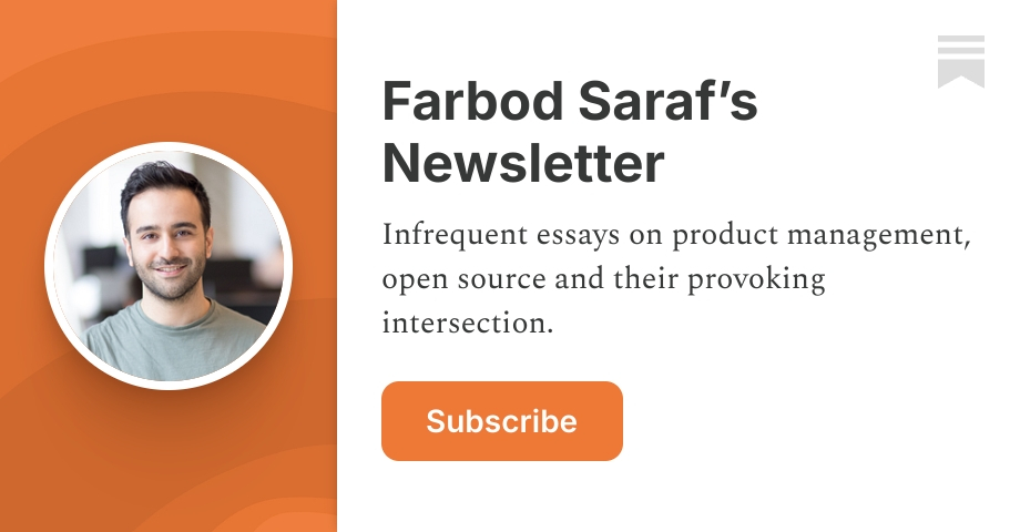About - Farbod Saraf’s Newsletter