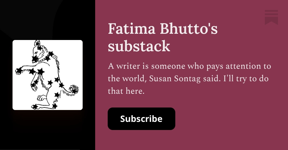 Sitemap - Fatima Bhutto's substack