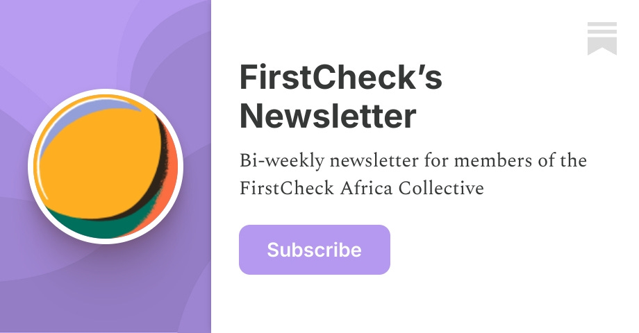 Founder Pitches + Updates from FirstCheck Africa