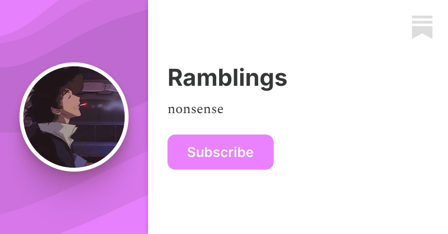 Ramblings | feds | Substack