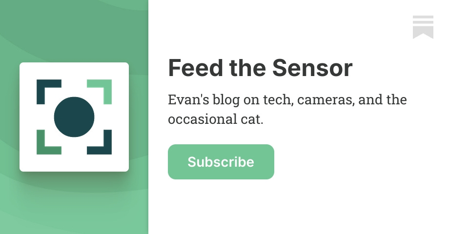 Feed the Sensor | Evan Olson | Substack