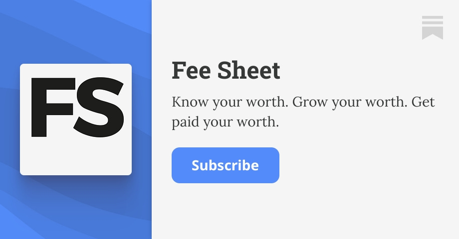 Fee Sheet | Shane Breslin | Substack