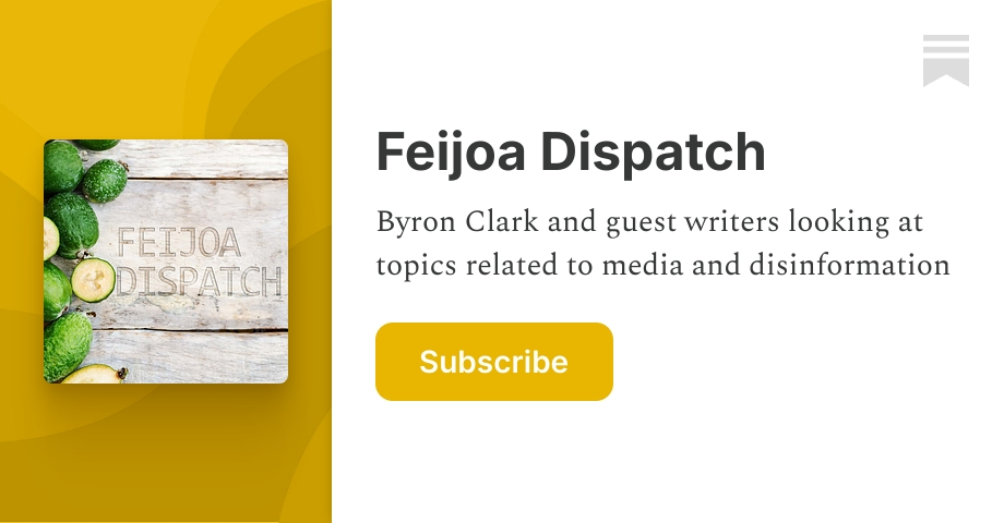 Feijoa Dispatch | Byron Clark | Substack