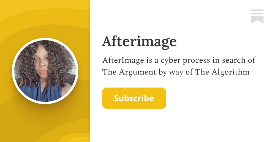 Afterimage | Felicia Denaud | Substack