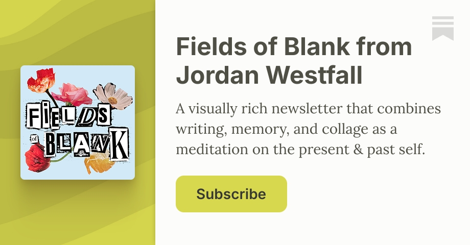 About - Fields of Blank from Jordan Westfall