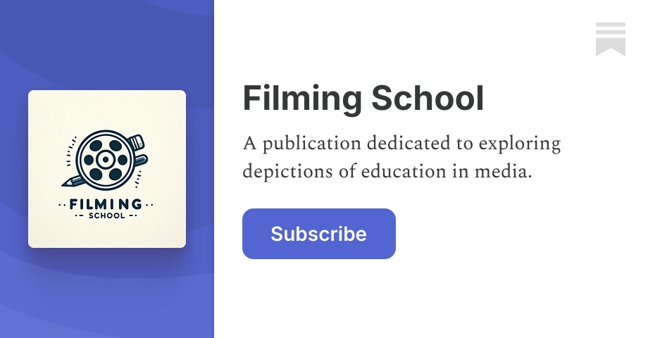 Filming School | Colin Medwick | Substack