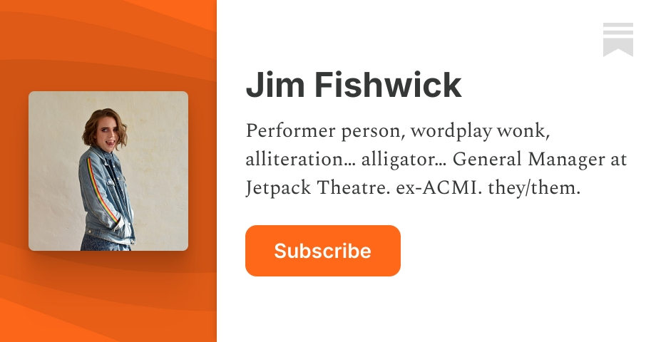 Fishwick Papers: The "Quit Wiggling" edition