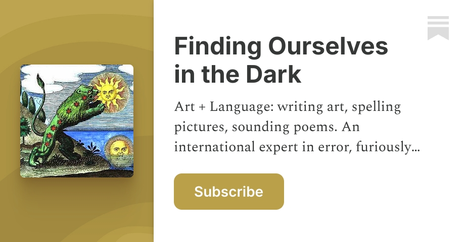 Finding Ourselves in the Dark | Randall Jason Green | Substack