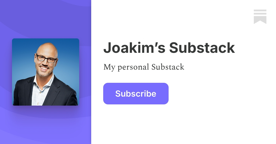 Joakim’s Substack | Substack