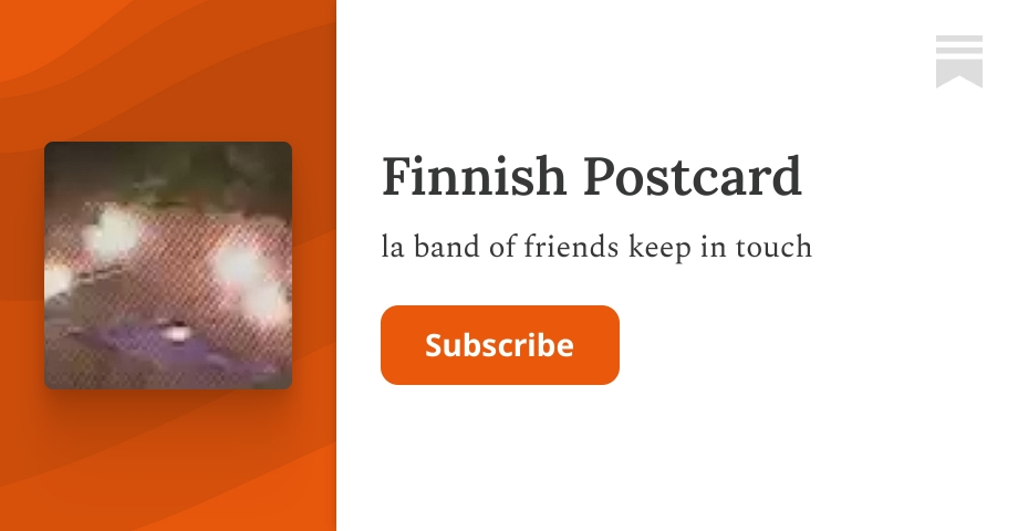 Finnish Postcard | Substack
