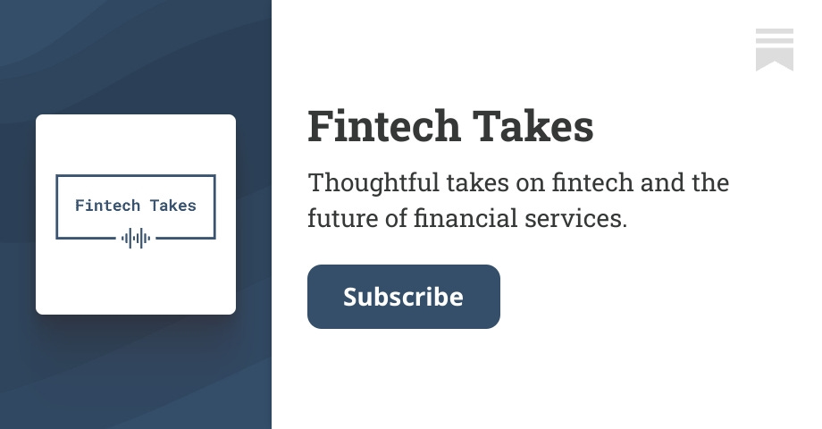 Fintech Takes | Alex Johnson | Substack