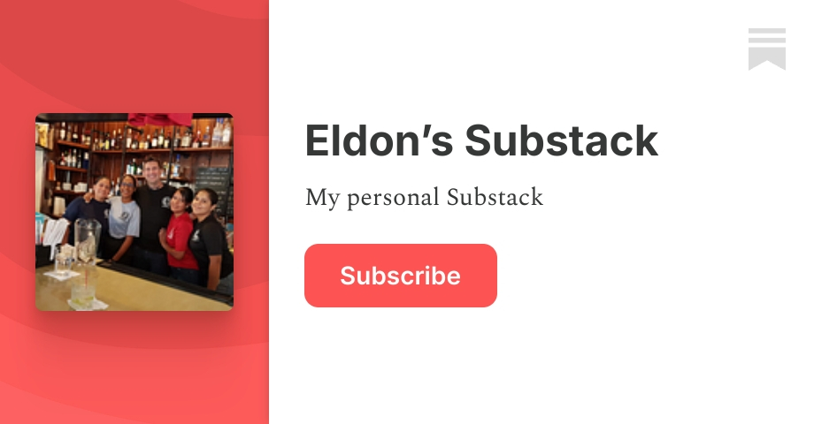 The Savvy Suppers - Eldon’s Substack