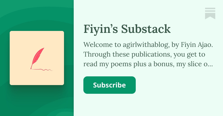 Fiyin’s Substack | F.A. | Substack