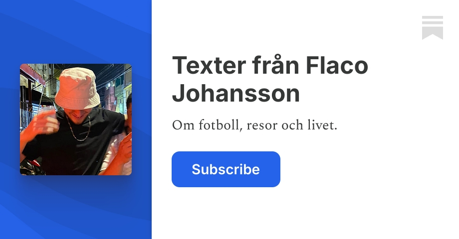Texter från Flaco Johansson | Substack