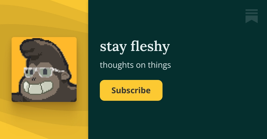 fleshmonk newsletter | Substack