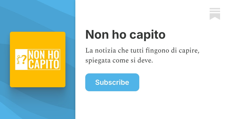 Non ho capito | Andrea Fioravanti | Substack