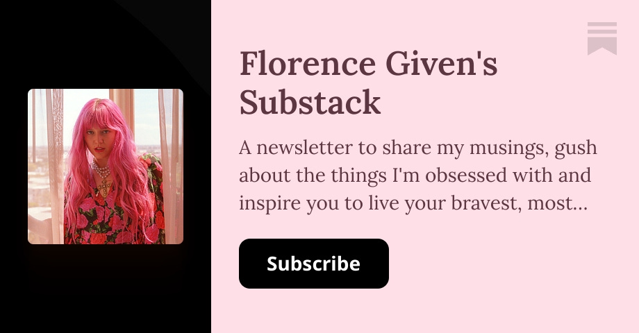 About - Florence Given's Substack