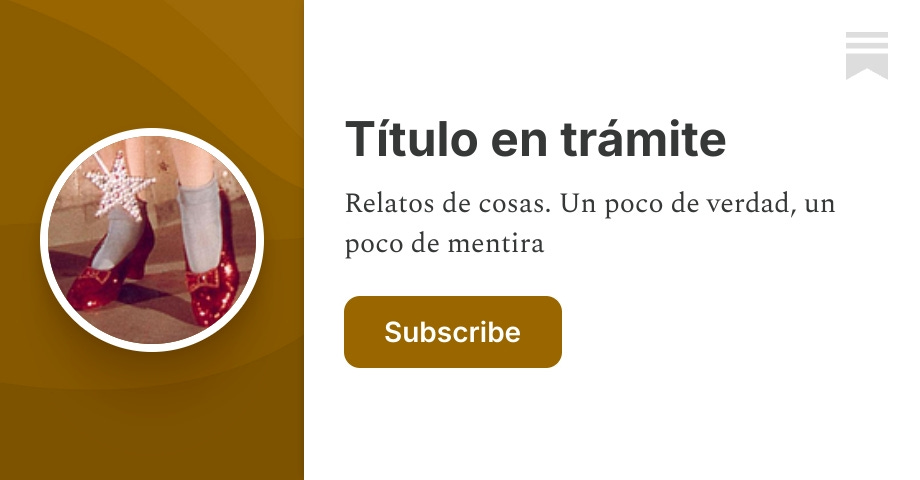 Título en trámite | Flor M. | Substack