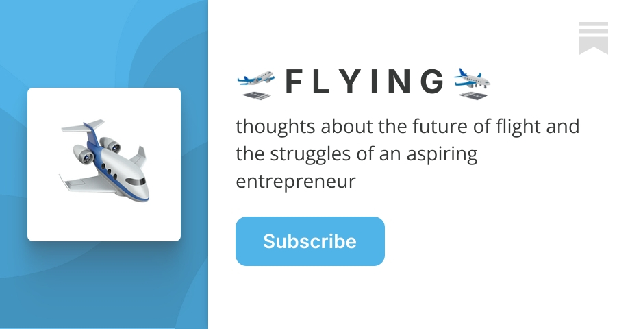🛫 F L Y I N G 🛬 | Ian Villa | Substack
