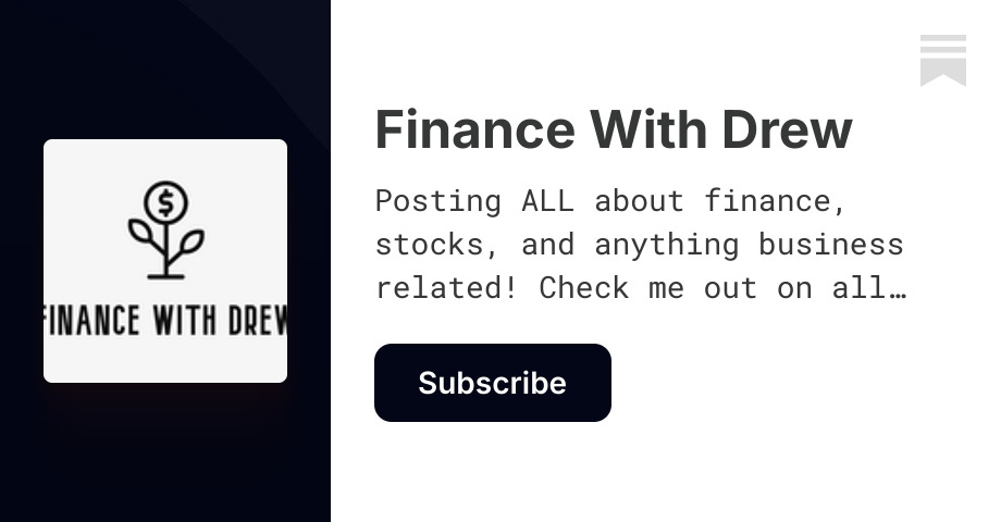 The basics of finance! - by FNG - Drew - FNG’s Substack