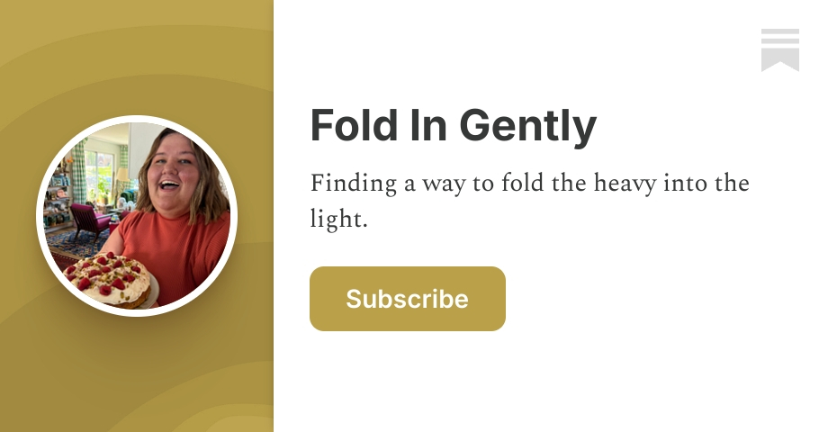 Fold In Gently | Shelby Livingston | Substack