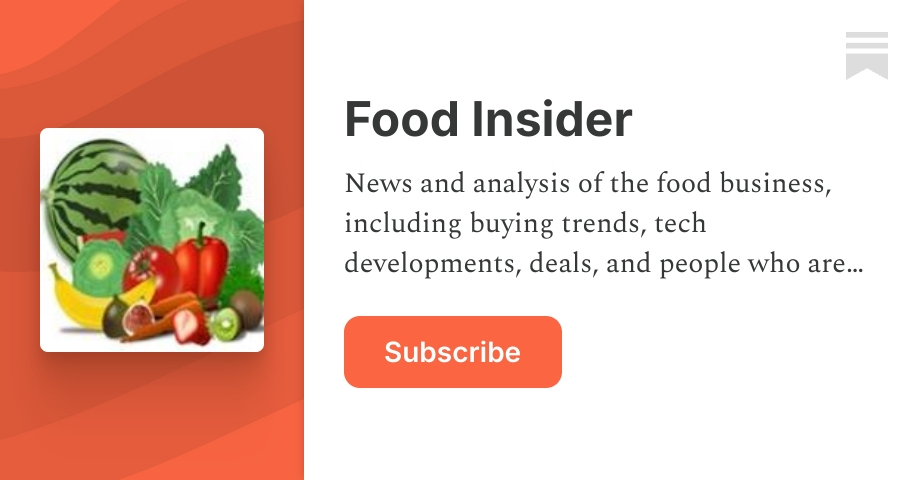 Food Insider - by Drew Ryder - Food Insider