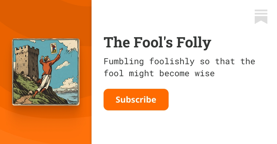 5 minute poem - by Alex Tighe - The Fool's Folly