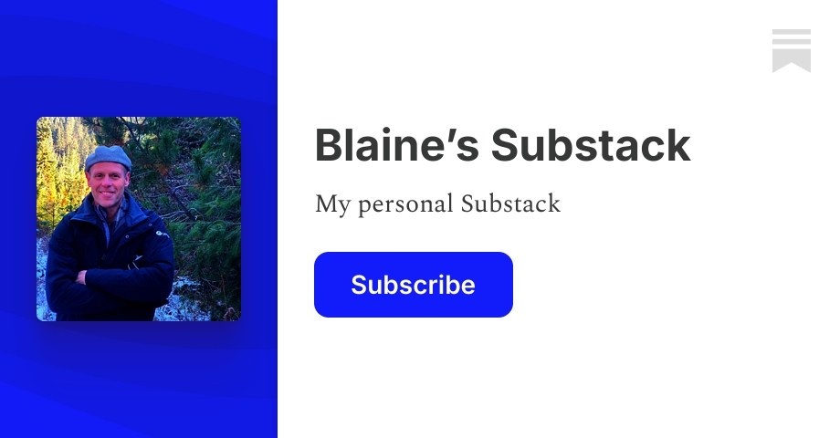 Blaine’s Substack | Foreign & Domestic | Substack