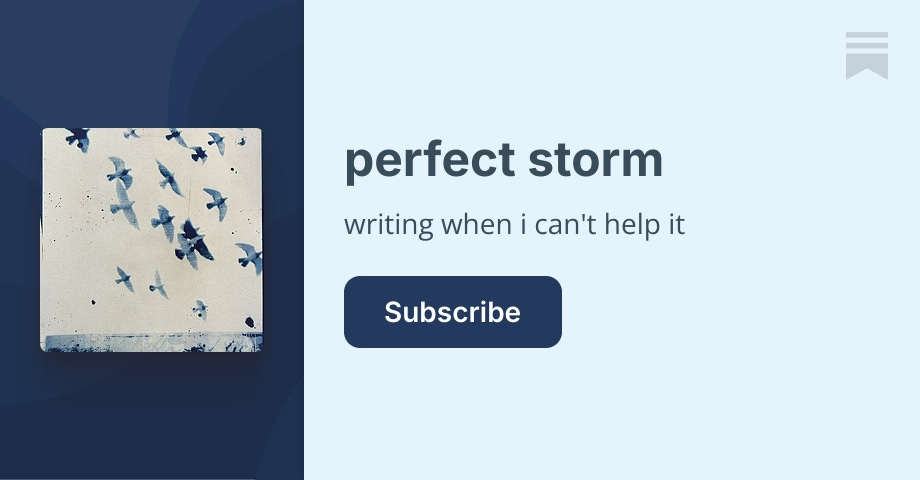 perfect storm | seph | Substack