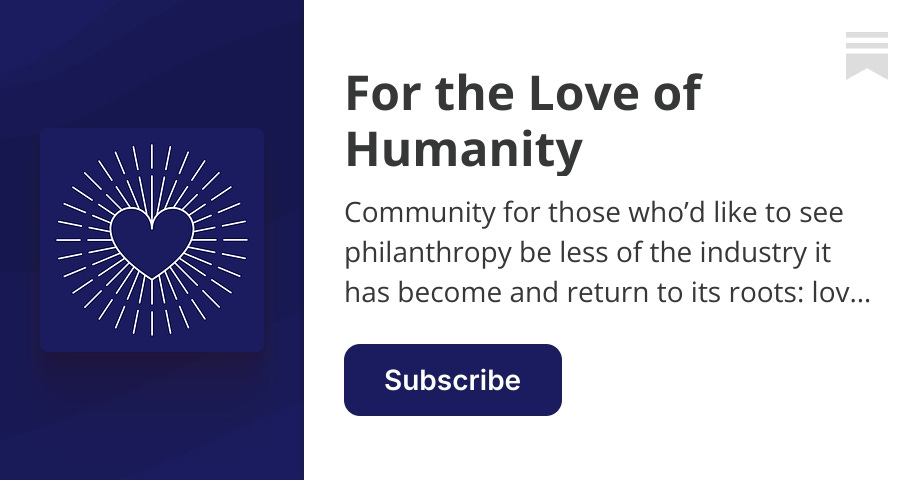For the Love of Humanity | Cecelia Caspram | Substack