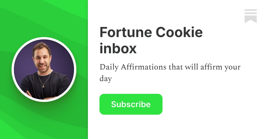 Fortune Cookie inbox | Jason Hitchcock | Substack