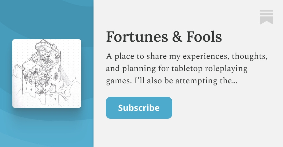 Fortunes & Fools | LunaticPathos | Substack