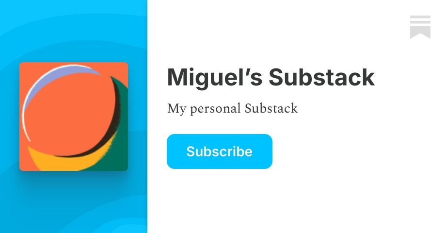 Miguel’s Substack | Miguel Alonso Jr | Substack