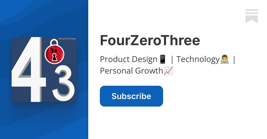 FourZeroThree | Sanketh Sharathkumar | Substack