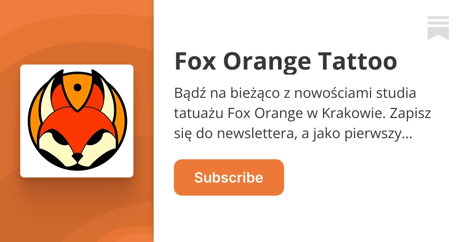 Fox Orange Tattoo | Substack