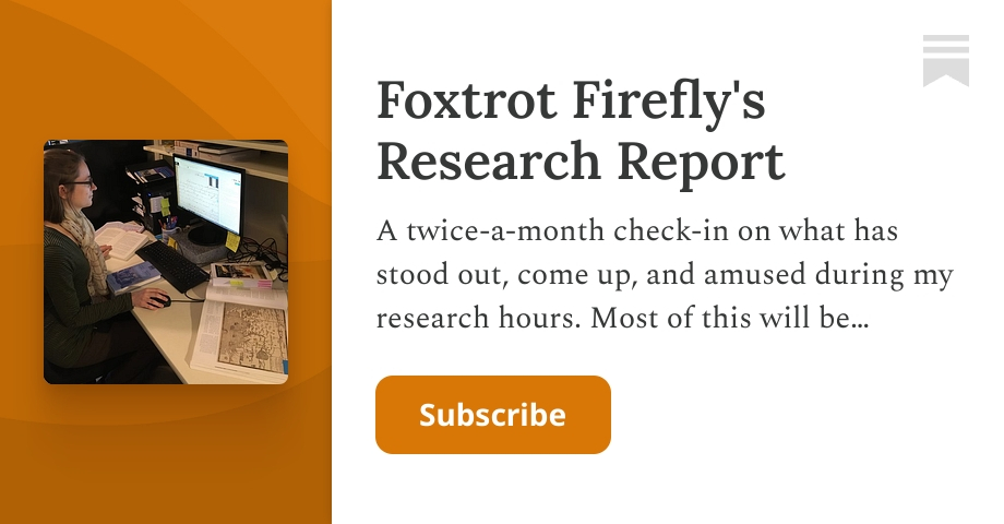 Foxtrot Firefly's History Inquiry | Robin Donovan Bocchiaro | Substack