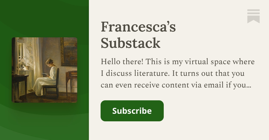 About - Francesca’s Substack
