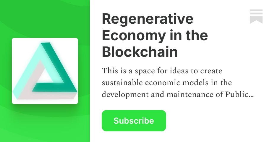 Regenerative Economy in the Blockchain | Francisco León | Substack