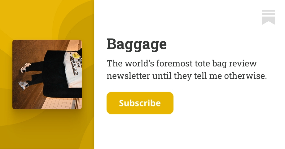 Baggage | frankie caracciolo | Substack