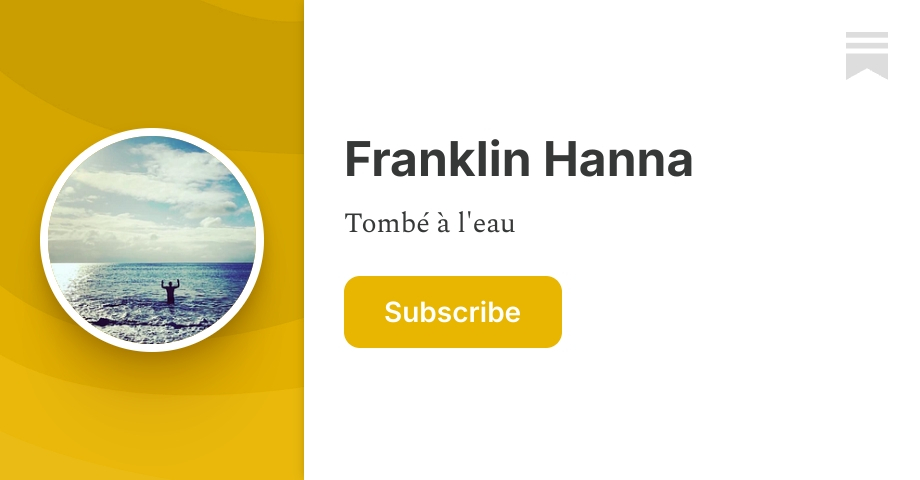 Franklin Hanna | Substack