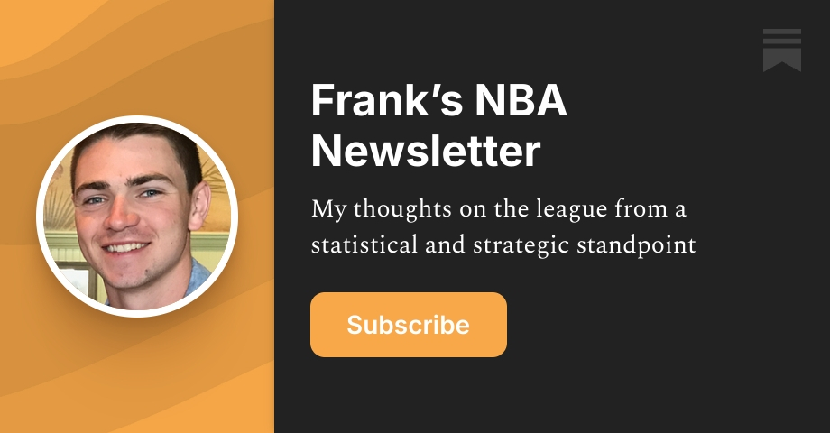 Frank’s NBA Newsletter | Frank Noonan | Substack