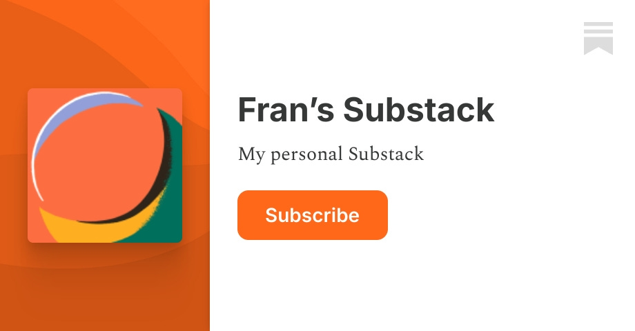 Fran’s Substack | Fran Shannon | Substack