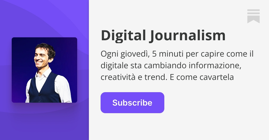 Digital Journalism | Francesco Oggiano | Substack