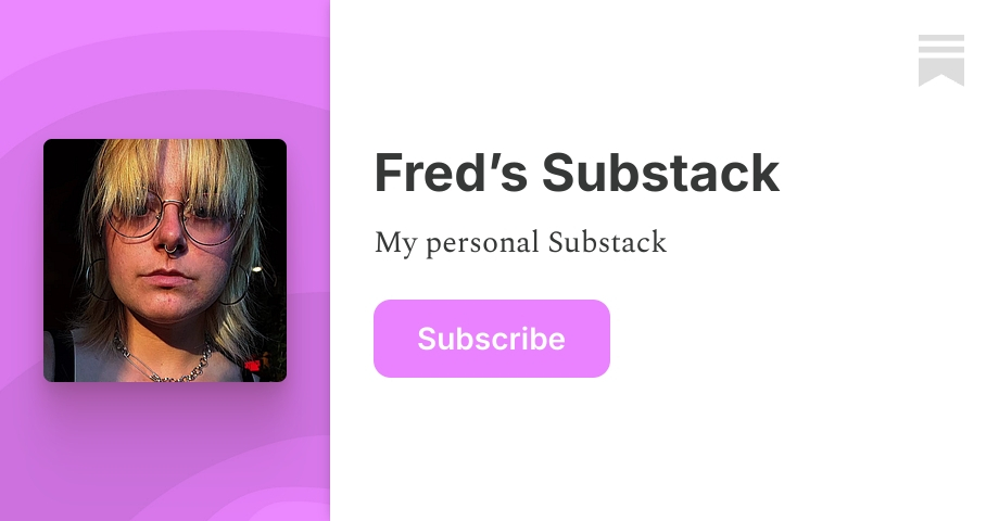 robe noire - Fred’s Substack