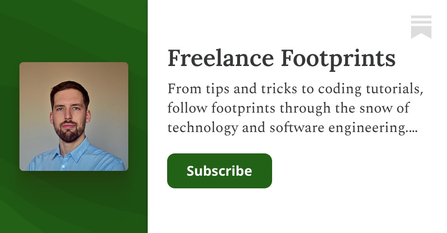 Freelance Footprints | Porin Custic | Substack