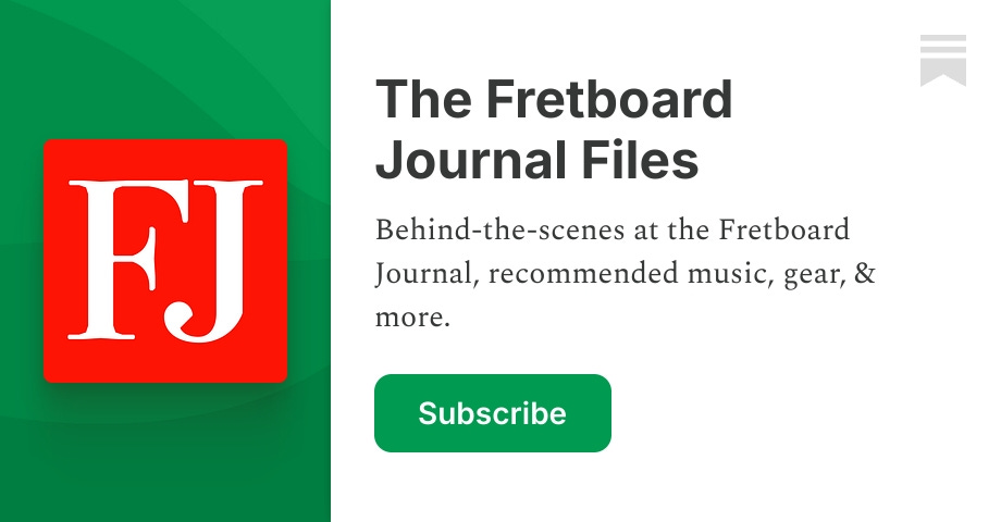 The Fretboard Journal Files | Jason Verlinde | Substack